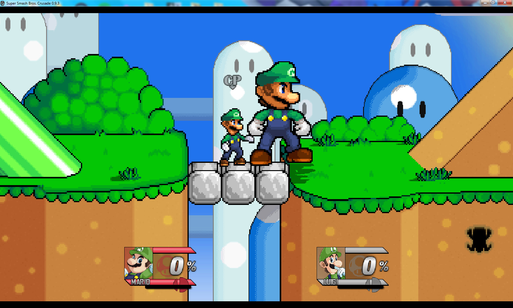 SSBC 0.9.3 Green Mario Mod [Super Smash Bros. Crusade] [Mods]