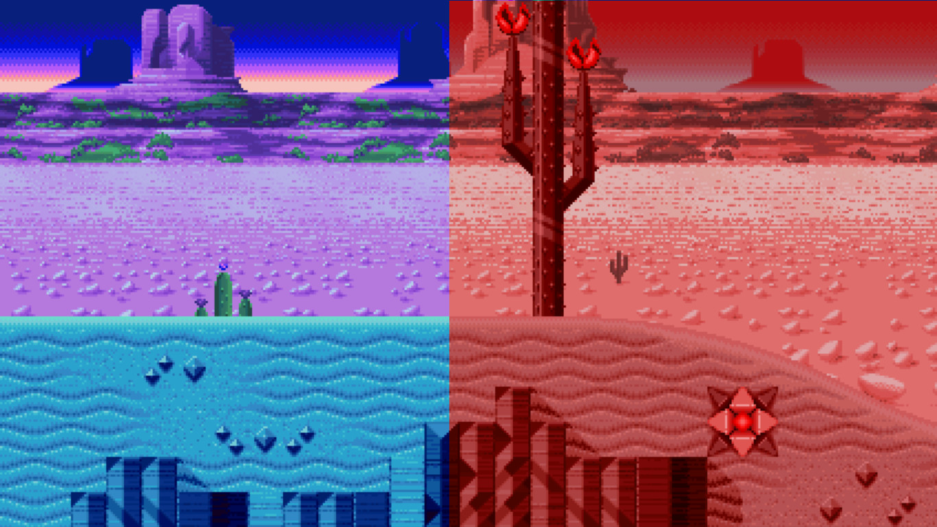 Mirage Saloon Act 2 (Redness) Mod for Sonic Mania | SM Mods