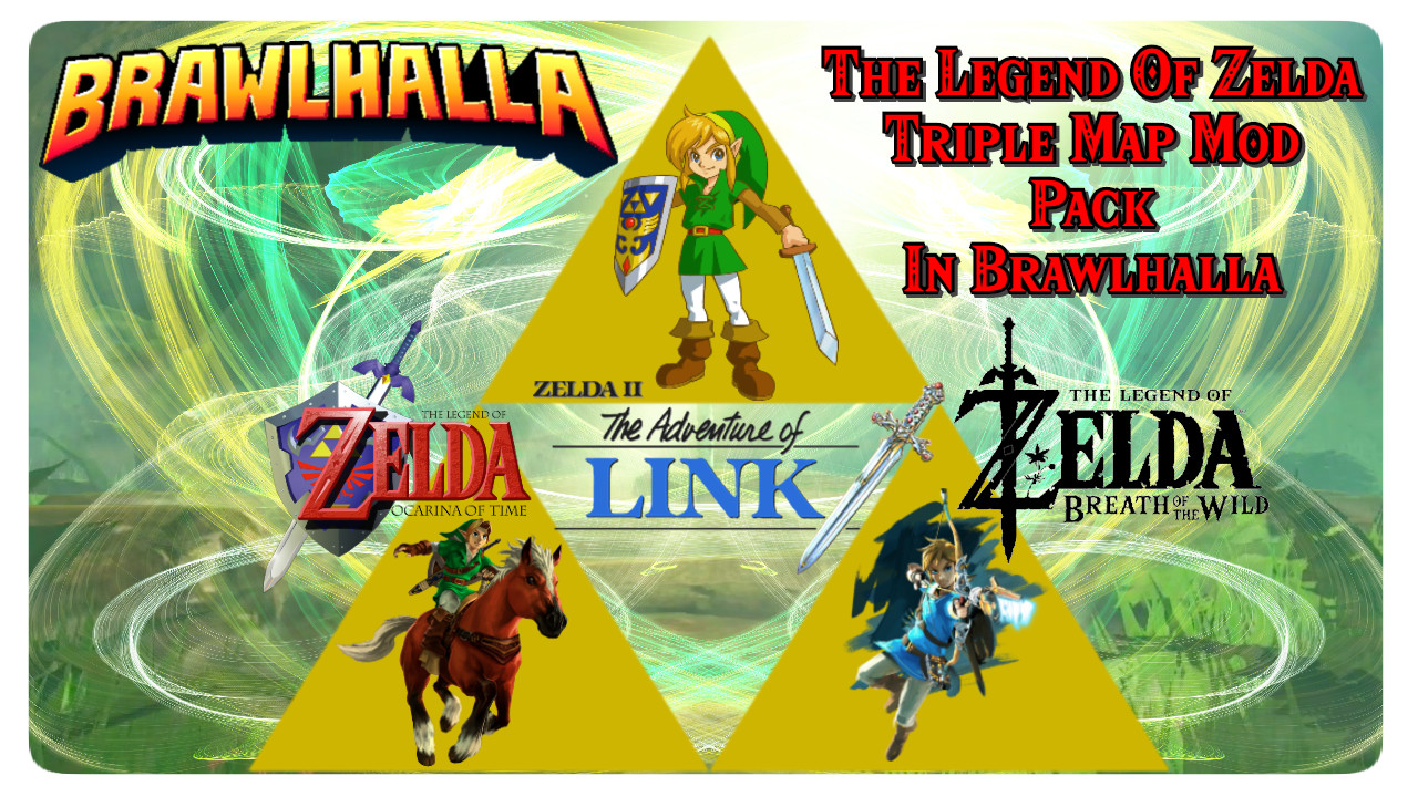 Legend Of Zelda Triple Map Mod Pack Mod for Brawlhalla | BHalla Mods