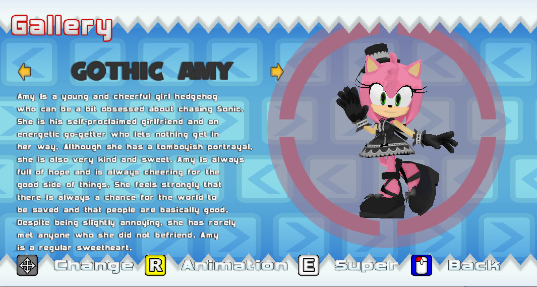 Gothic Amy Mod for Sonic World | SW Mods
