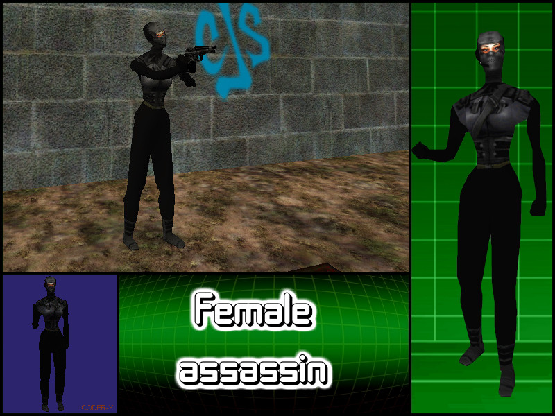 female assassin Mod for Half-Life | HL Mods