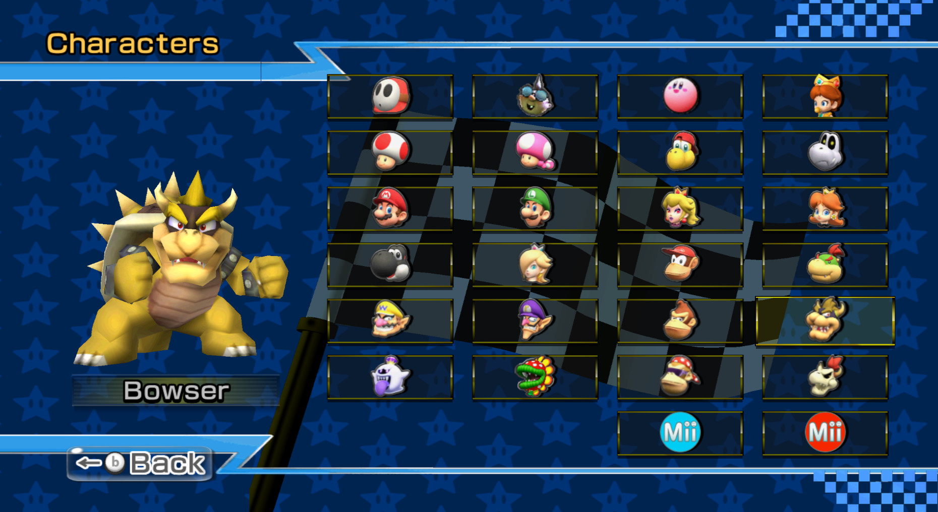 SSB4/U Yellow Bowser Skin [Mario Kart Wii] [Mods]