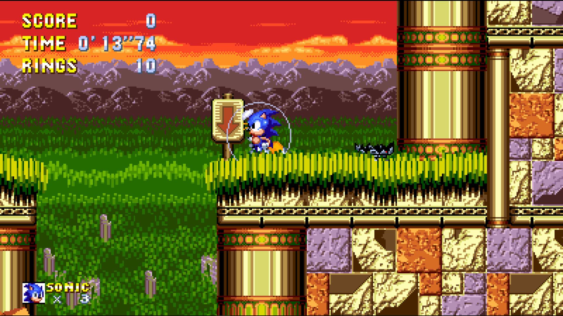 3'Mixed's Dusk MGZ Palette (+Custom Transition) Mod for Sonic 3 A.I.R ...