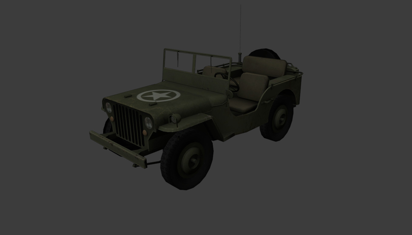Restored Willys MB [Source Engine] [Mods]