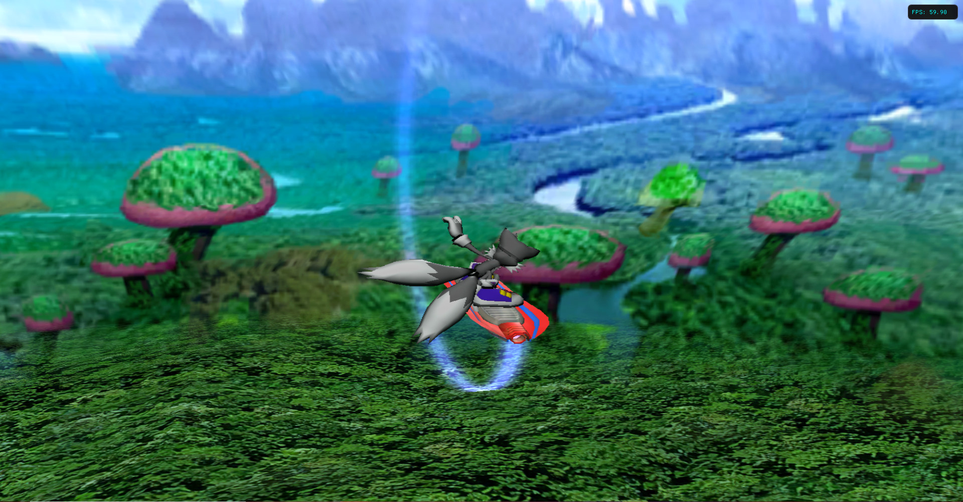 Frog Forest (Caves) Mod for Sonic Riders (GameCube) | SR-GC Mods