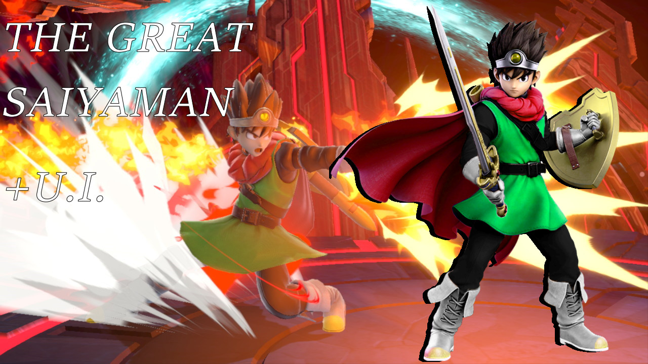 The Great Saiyaman Erdrick Hero Skin Mod for Super Smash Bros. Ultimate ...