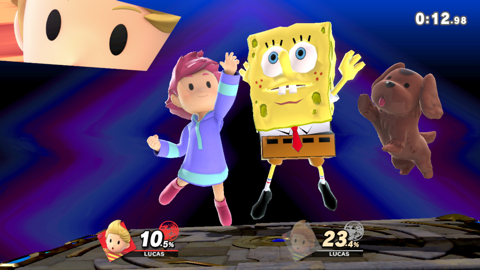 Spongebob Over Lucas (BFBB) Mod for Super Smash Bros. Ultimate | SSBU Mods