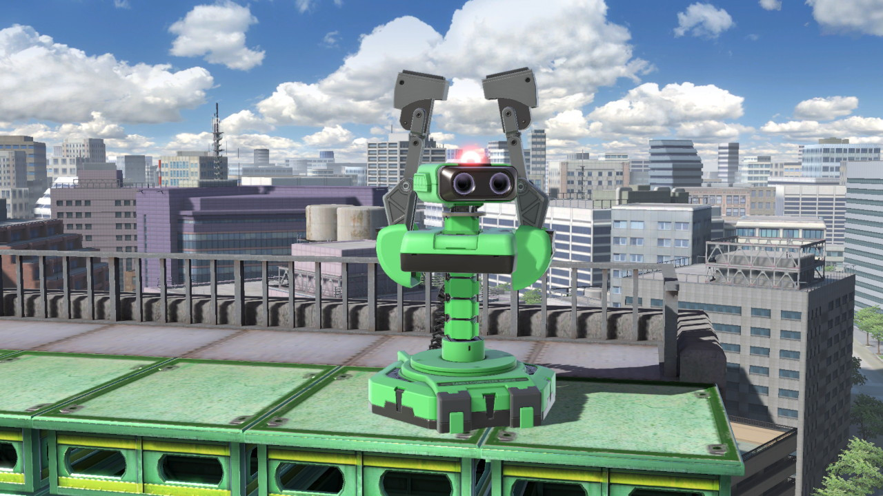 Green and Black R.O.B Mod for Super Smash Bros. Ultimate | SSBU Mods