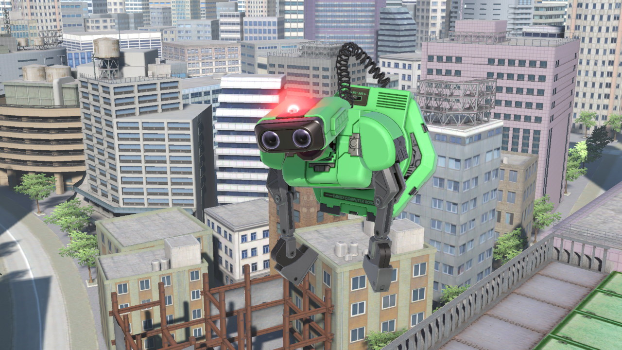 Green and Black R.O.B Mod for Super Smash Bros. Ultimate | SSBU Mods