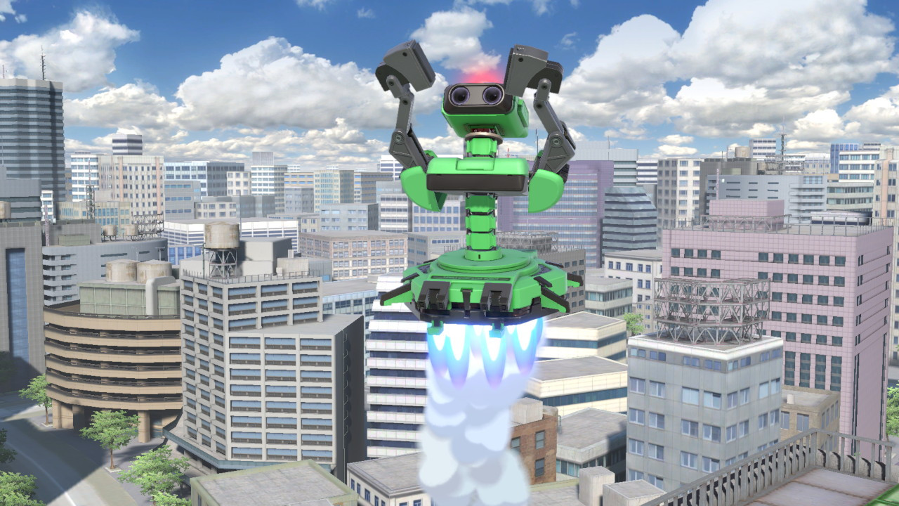 Green and Black R.O.B Mod for Super Smash Bros. Ultimate | SSBU Mods