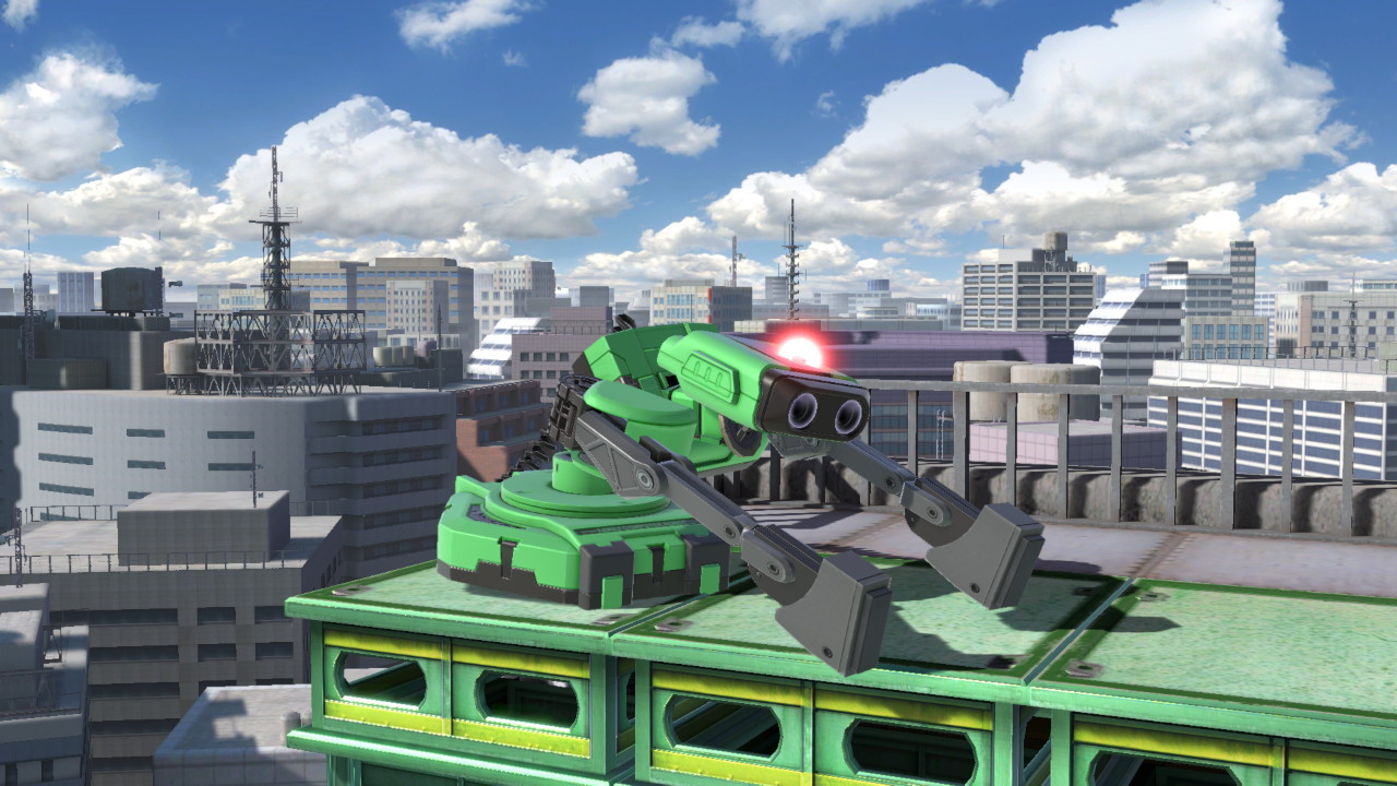 Green and Black R.O.B Mod for Super Smash Bros. Ultimate | SSBU Mods