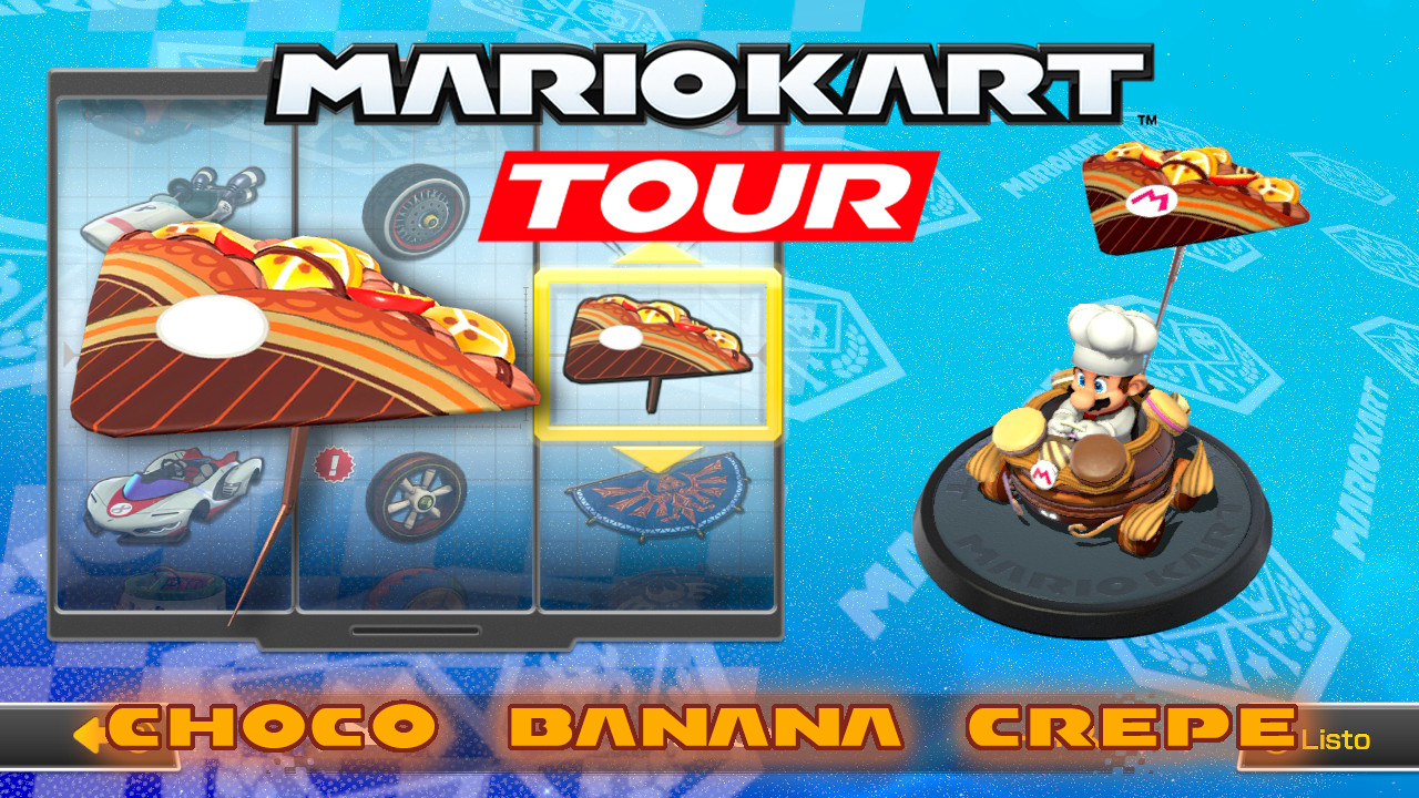 Choco Banana Crepe from MKT Mod for Mario Kart 8 Deluxe | MK8D Mods