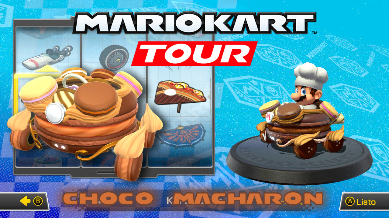 Choco Macharon from MKT Mod for Mario Kart 8 Deluxe | MK8D Mods