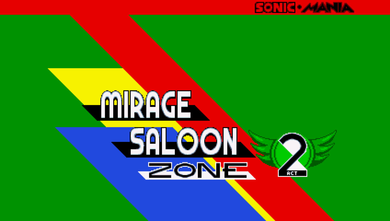 Sonic 2 Styled Title Card Mod for Sonic Mania | SM Mods