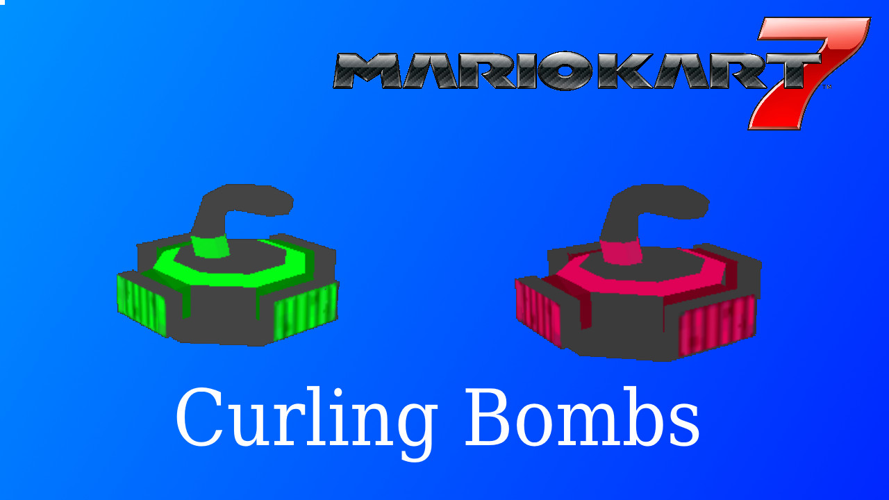 Curling Bombs (Splatoon) over Shells Mod for Mario Kart 7 | MK7 Mods