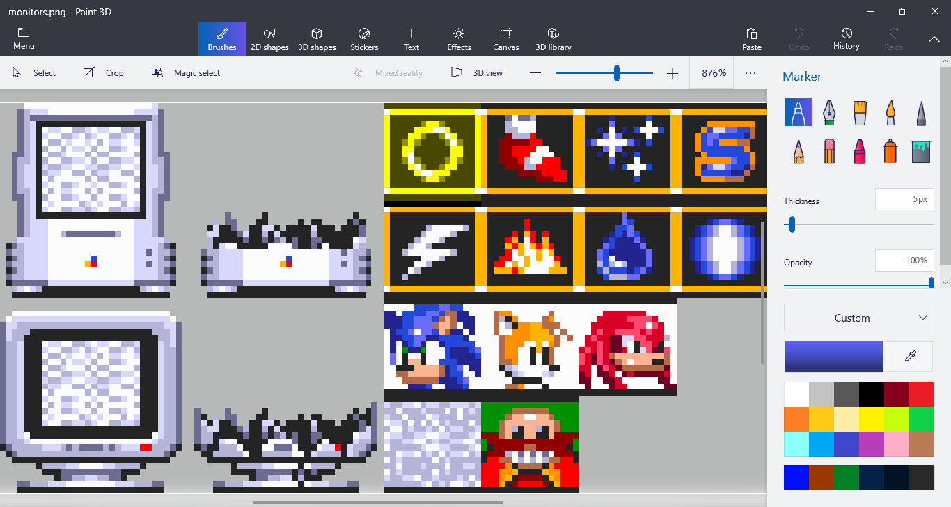 Sa1 Sonic life icon Mod for Sonic 3 A.I.R. | S3AIR Mods