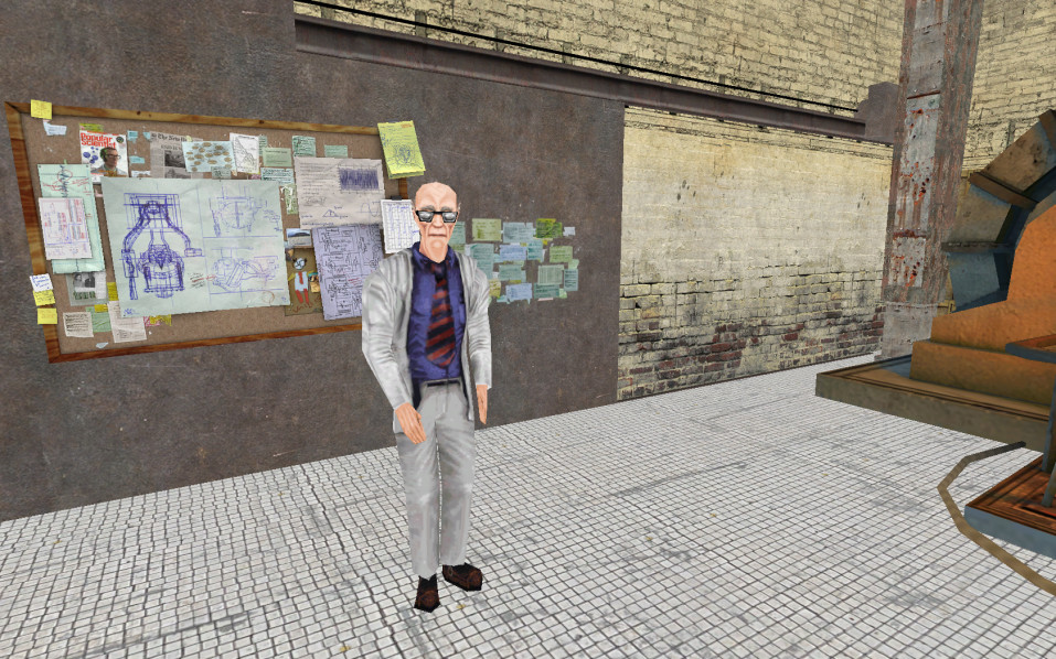 Classic DM Kleiner [Half-Life 2] [Mods]