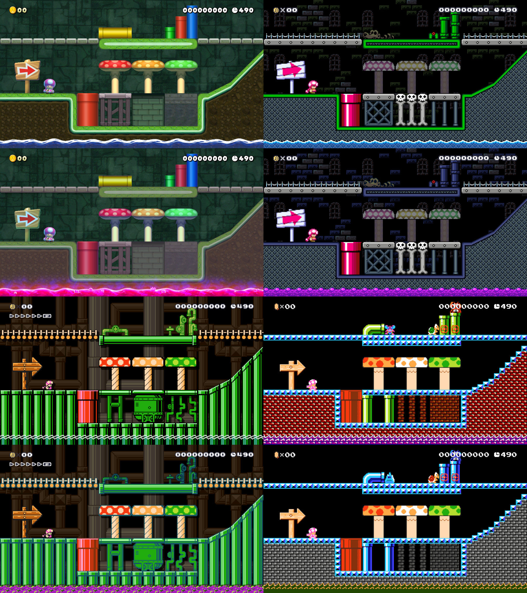 MM2 Sewer Theme Mod for Super Mario Maker 2 | SMM2 Mods