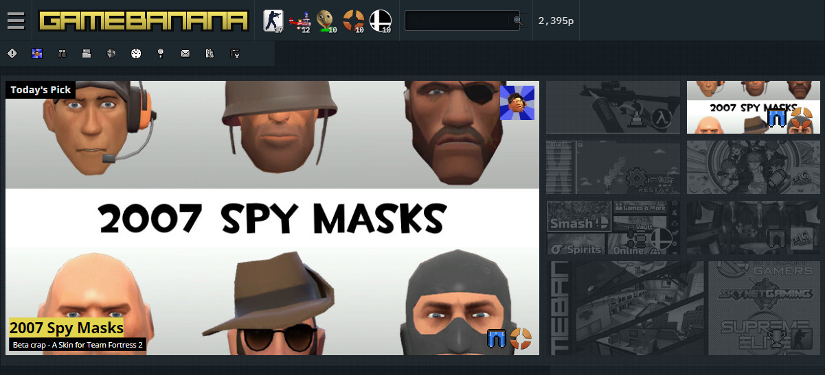 2007 Spy Masks Mod for Team Fortress 2 | TF2 Mods