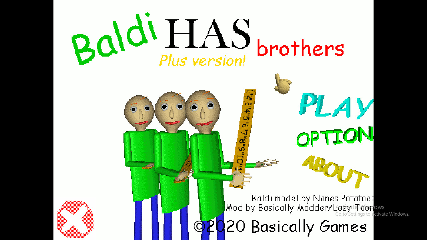 Baldi has brothers plus version (A BB+ Mod) Mod for Baldi's Basics ...