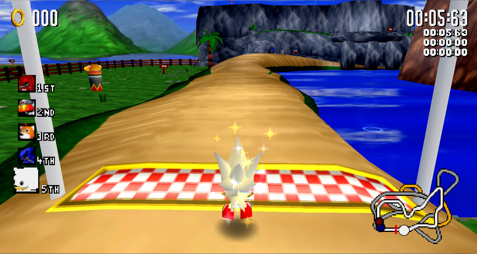 Hyper Sonic Mod for Sonic R | SR Mods