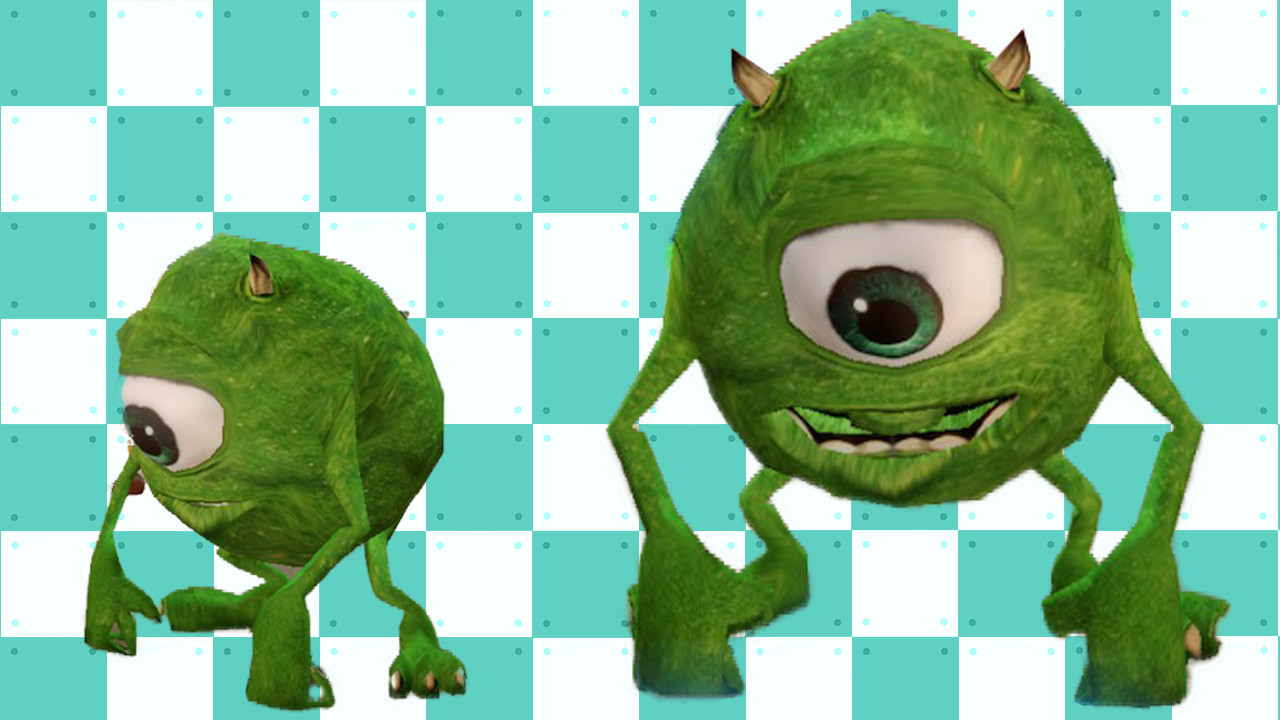 Mike Wazowski over Donkey Kong Mod for Super Mario Party | SMP Mods