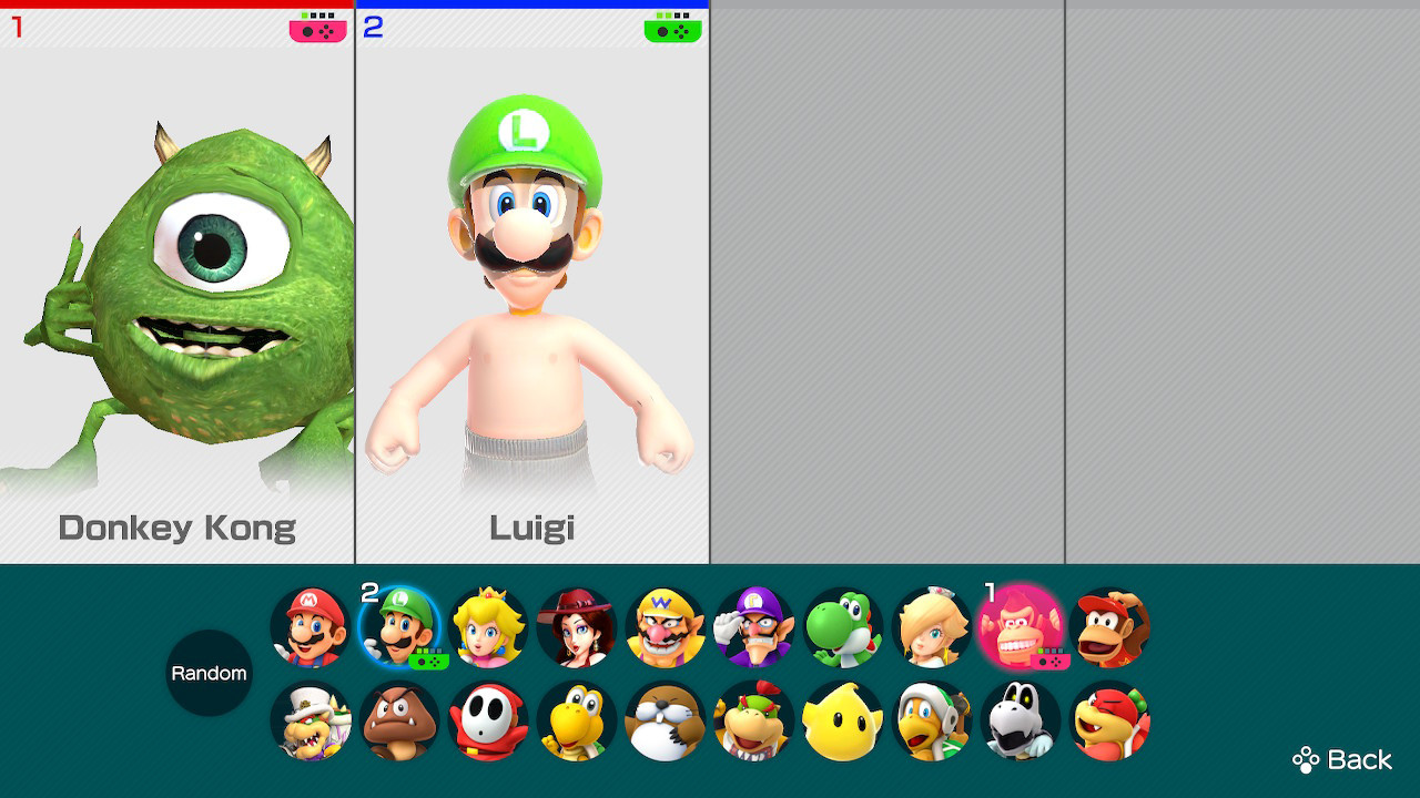 Mike Wazowski over Donkey Kong Mod for Super Mario Party | SMP Mods