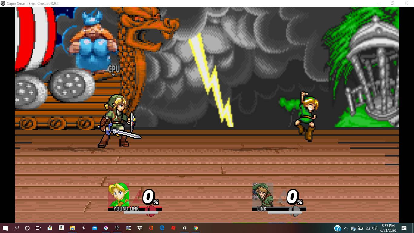 Helga's Viking Stage (Clay Fighter) for 0.9.3/CMC+ Mod for Super Smash ...