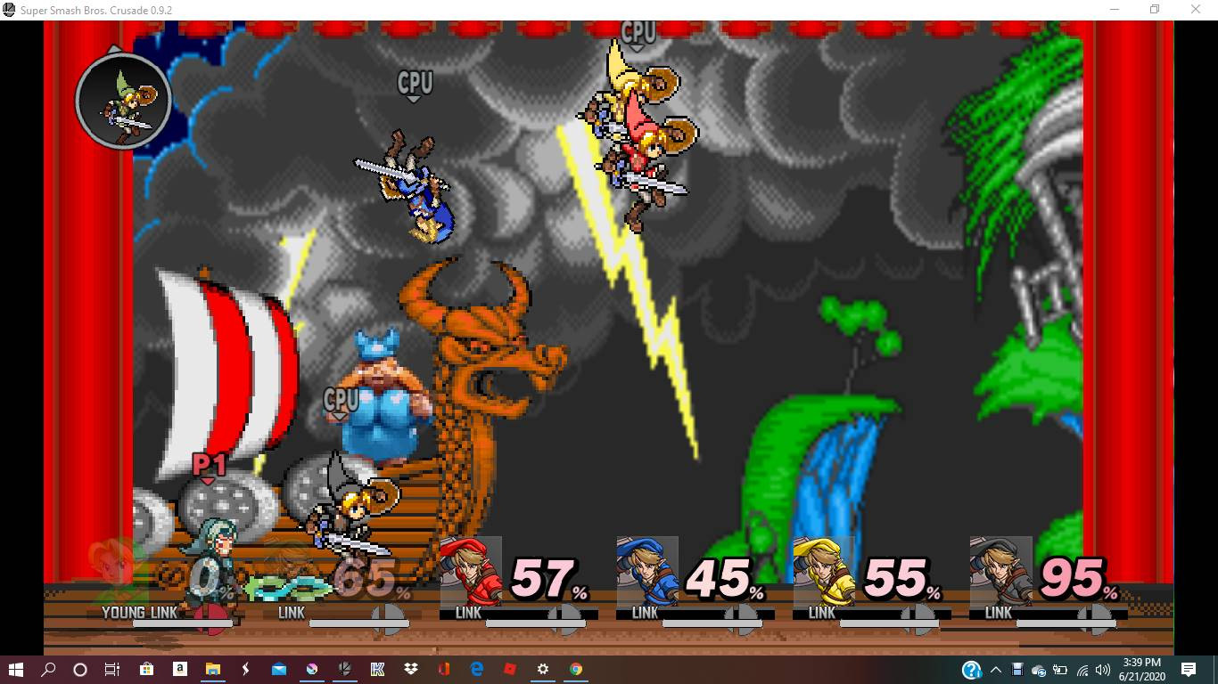 Helga's Viking Stage (Clay Fighter) for 0.9.3/CMC+ Mod for Super Smash ...