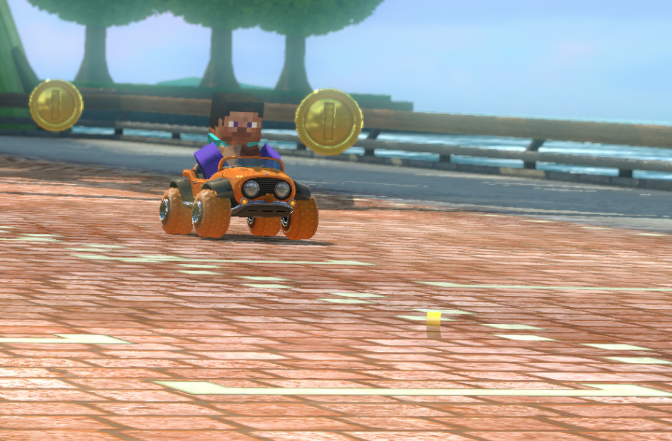Steve Mod for Mario Kart 8 | MK8 Mods