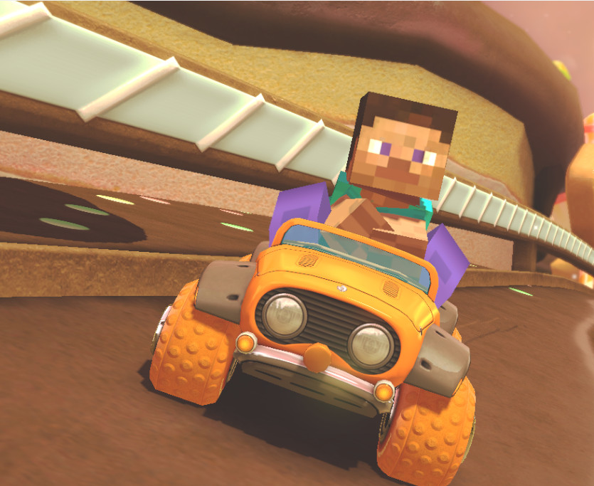 Steve Mod for Mario Kart 8 | MK8 Mods