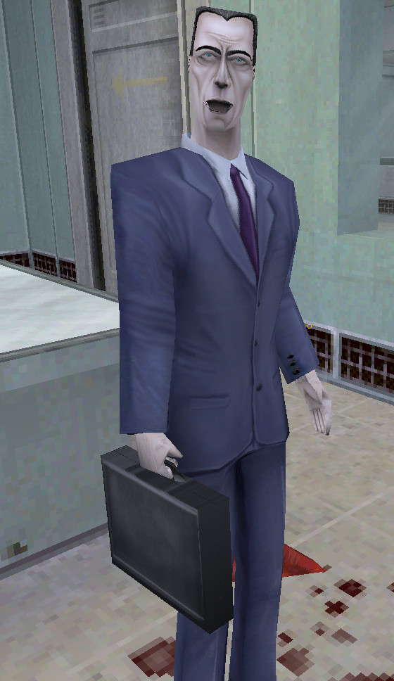 HL1 Gman With HL2 Style Mod for Half-Life | HL Mods