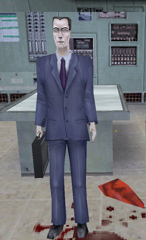 HL1 Gman With HL2 Style Mod for Half-Life | HL Mods