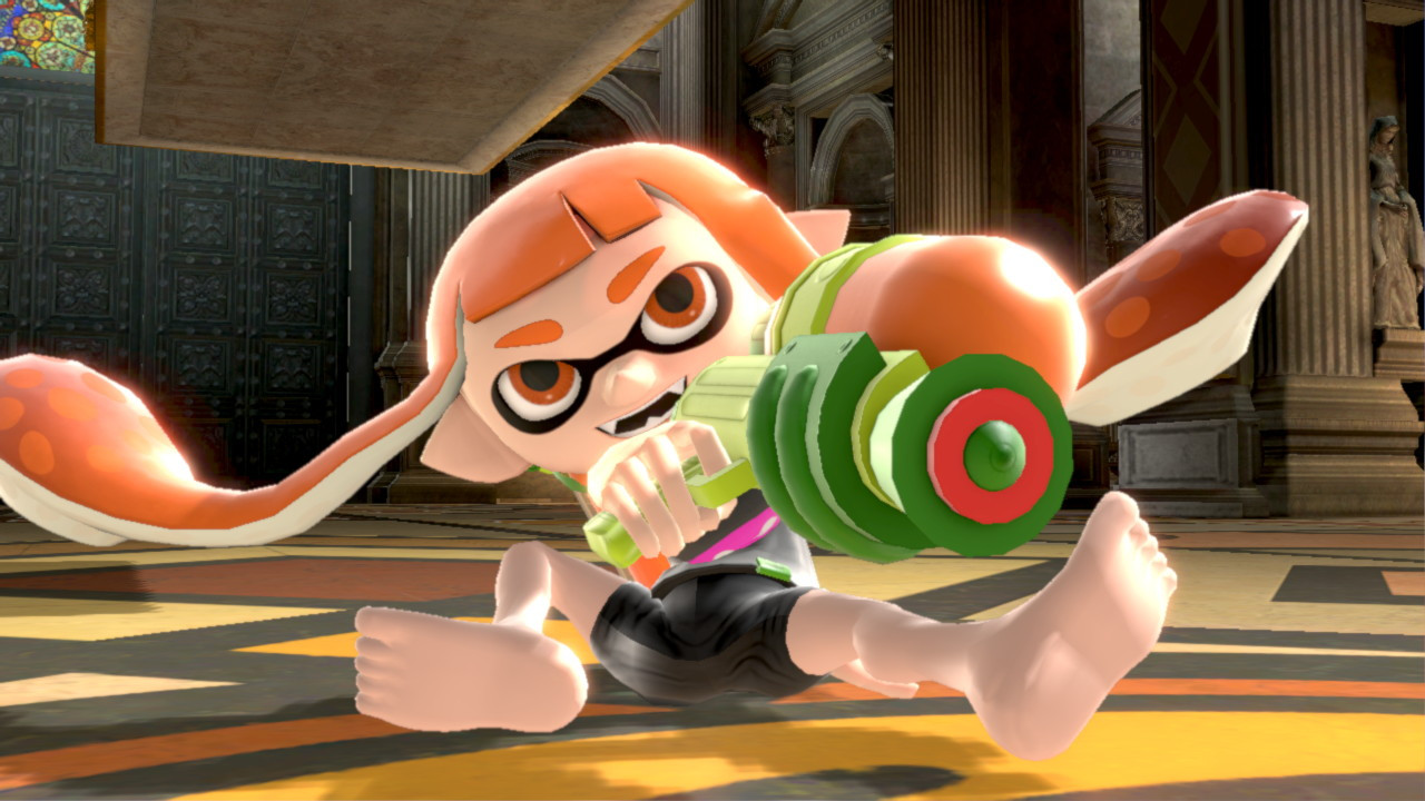 Barefoot Inkling [Super Smash Bros. Ultimate] [Mods]