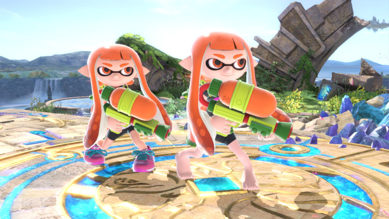 Barefoot Inkling [Super Smash Bros. Ultimate] [Mods]