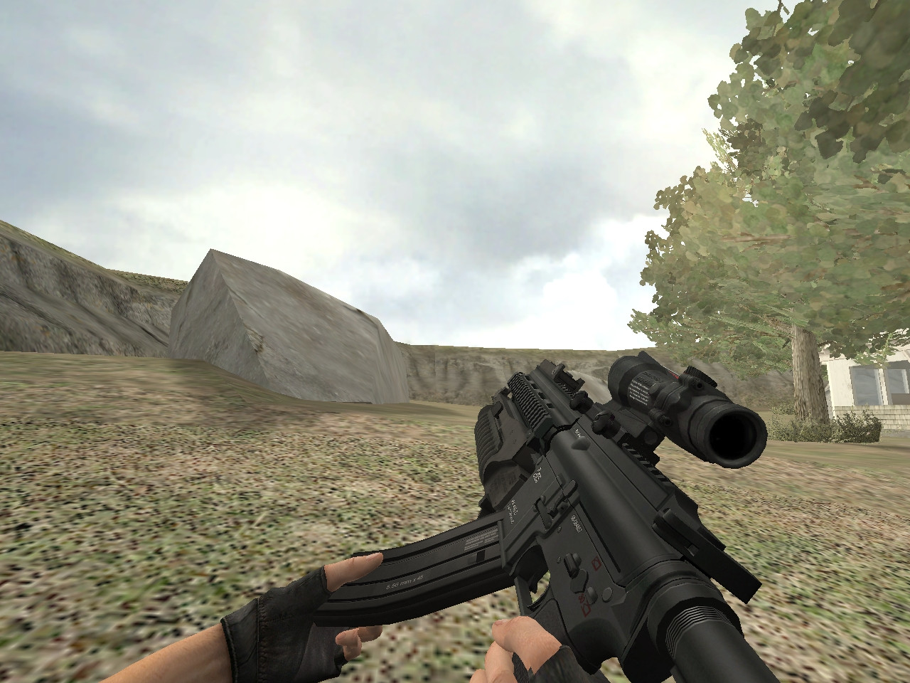 Bad Company 2 Style HK416 D10RS [Counter-Strike 1.6] [Mods]