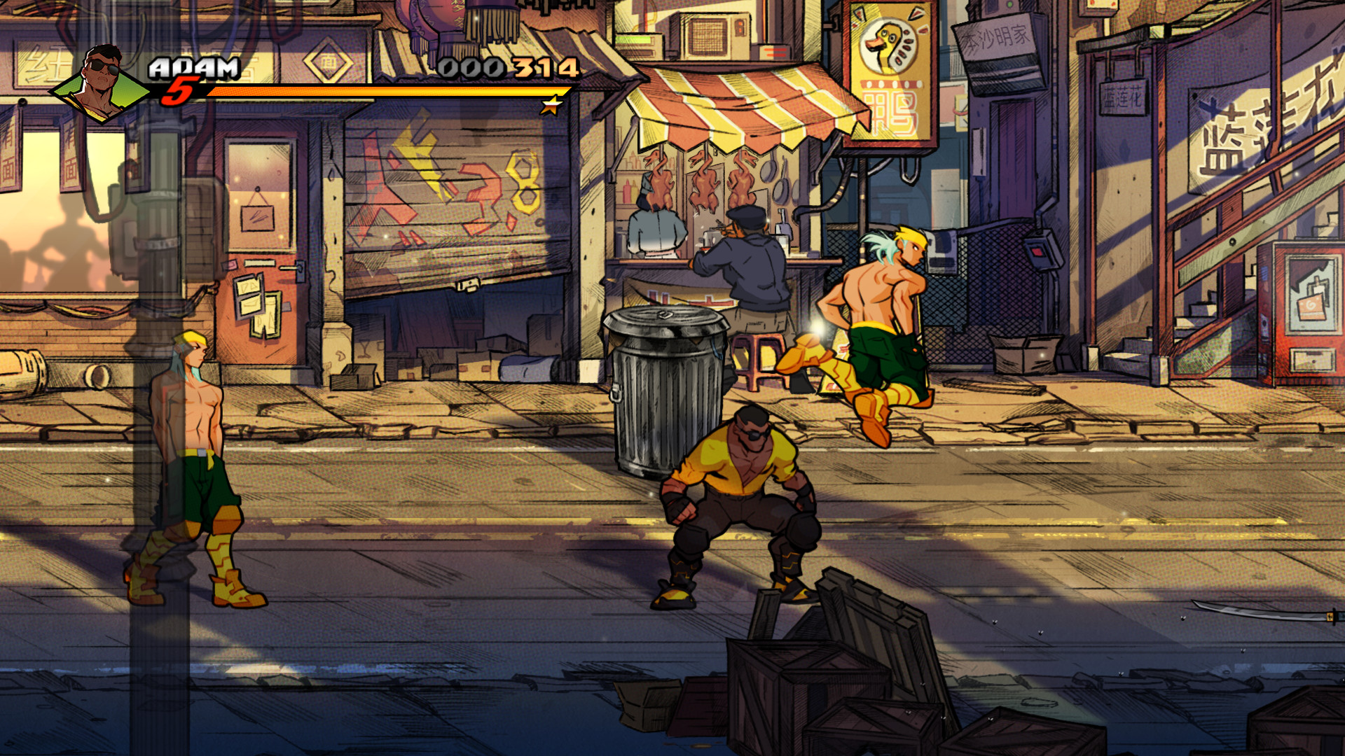 SOR4 Adam Without Suspenders Mod for Streets of Rage 4 | SOR4 Mods