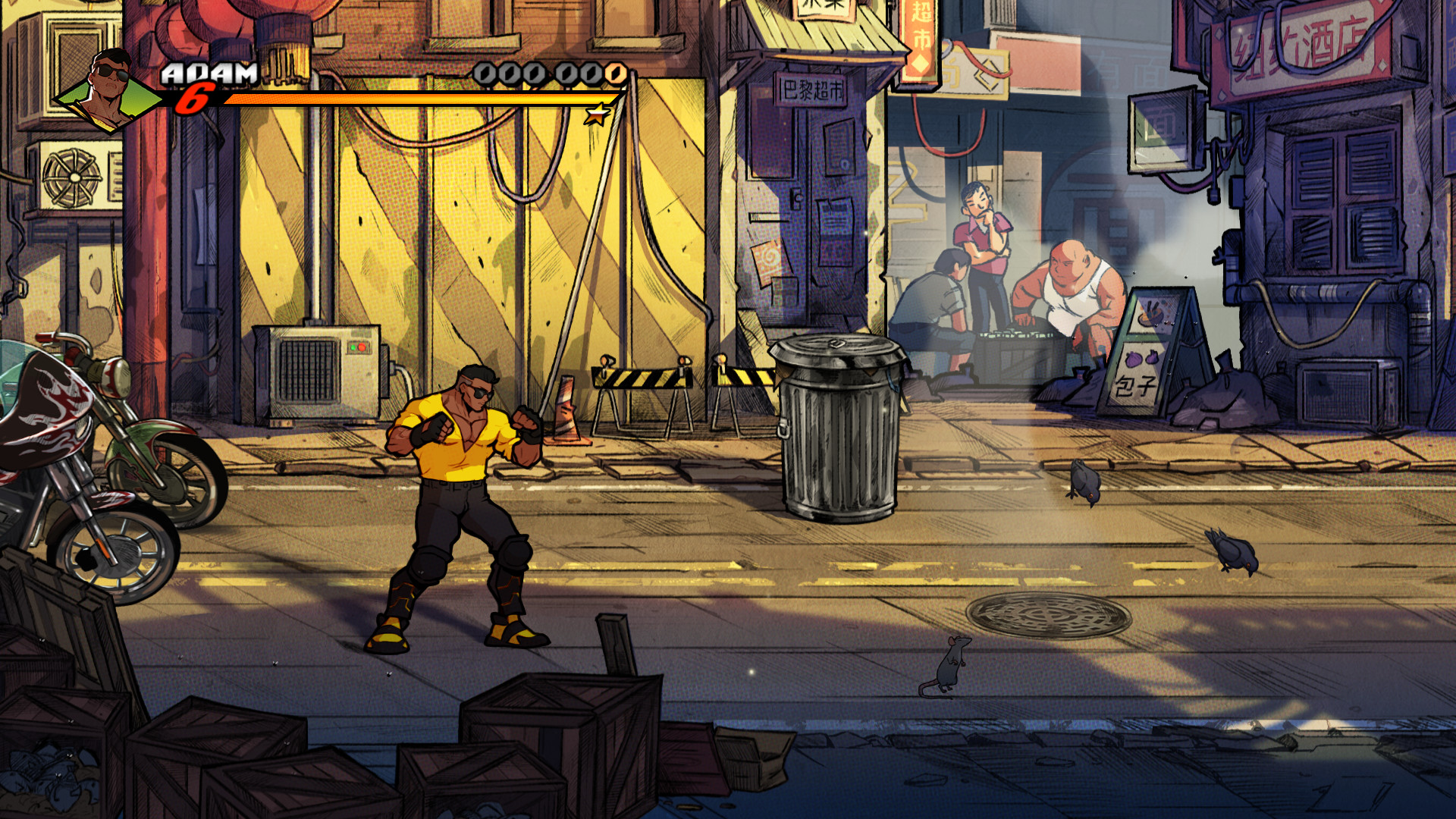 SOR4 Adam Without Suspenders Mod for Streets of Rage 4 | SOR4 Mods