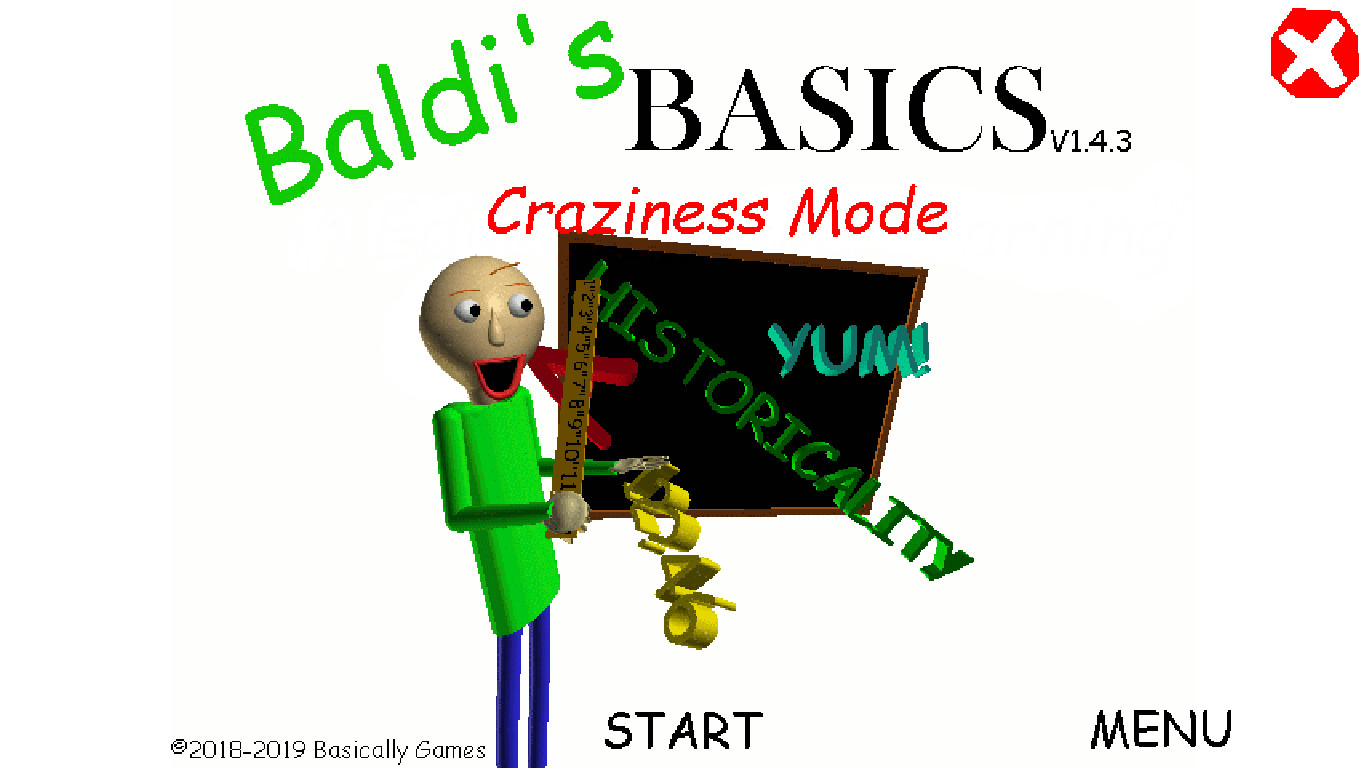 Baldi's Basics Craziness mode! Mod for Baldi's Basics | Baldi Mods