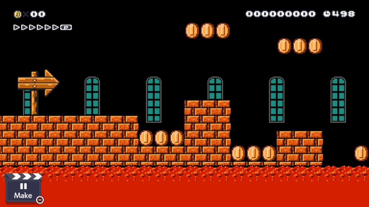 SMB3 Nighttime Castle Tileset In Daytime [Super Mario Maker 2] [Mods]