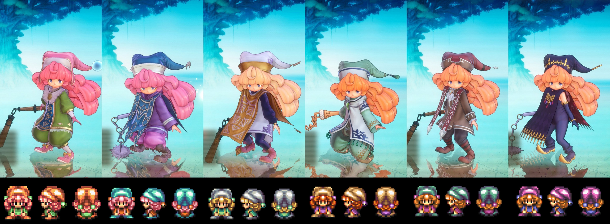 SNES Character Pack Mod for Trials of Mana (2020) | ToM Mods