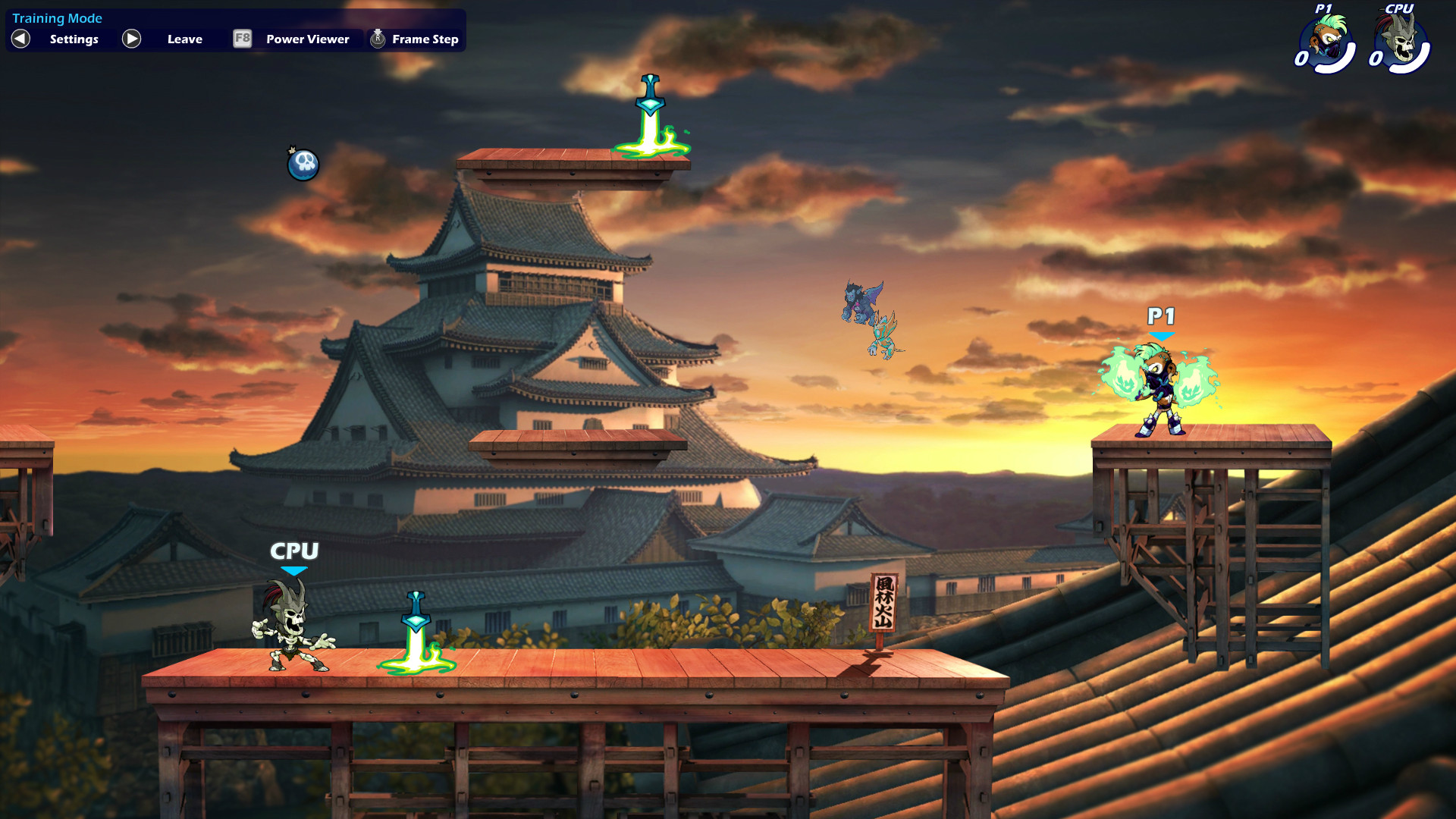 Suzaku Castle [HD] (SSB Map Mod) Mod for Brawlhalla | BHalla Mods