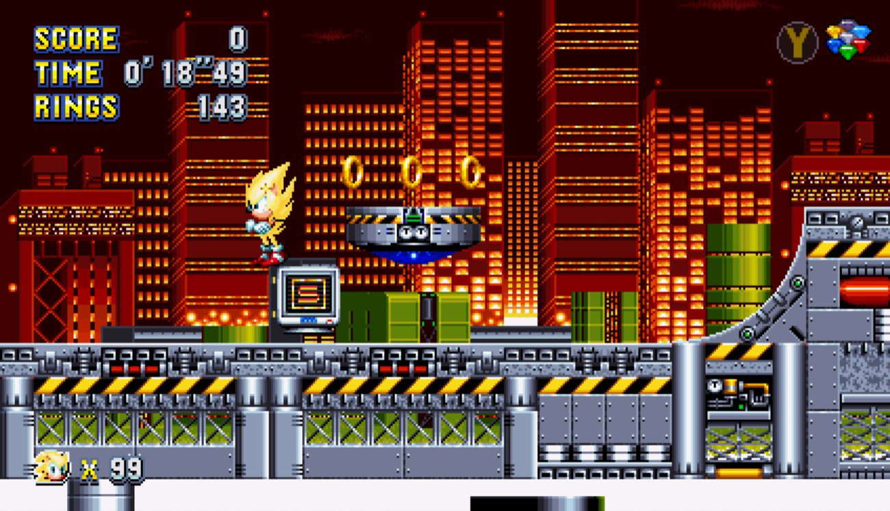 Sonic CD Styled Super Monitor [Sonic Mania] [Mods]