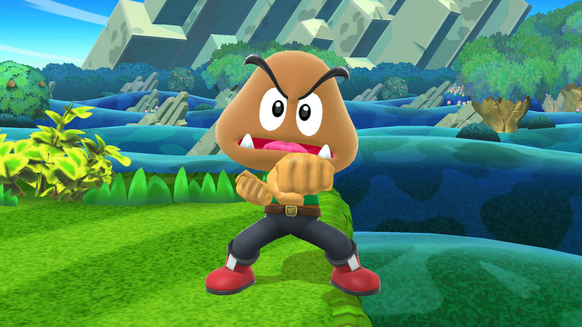 Goomba Hat (SM3DW)(Import) Mod for Super Smash Bros. (Wii U) | SSB4U Mods