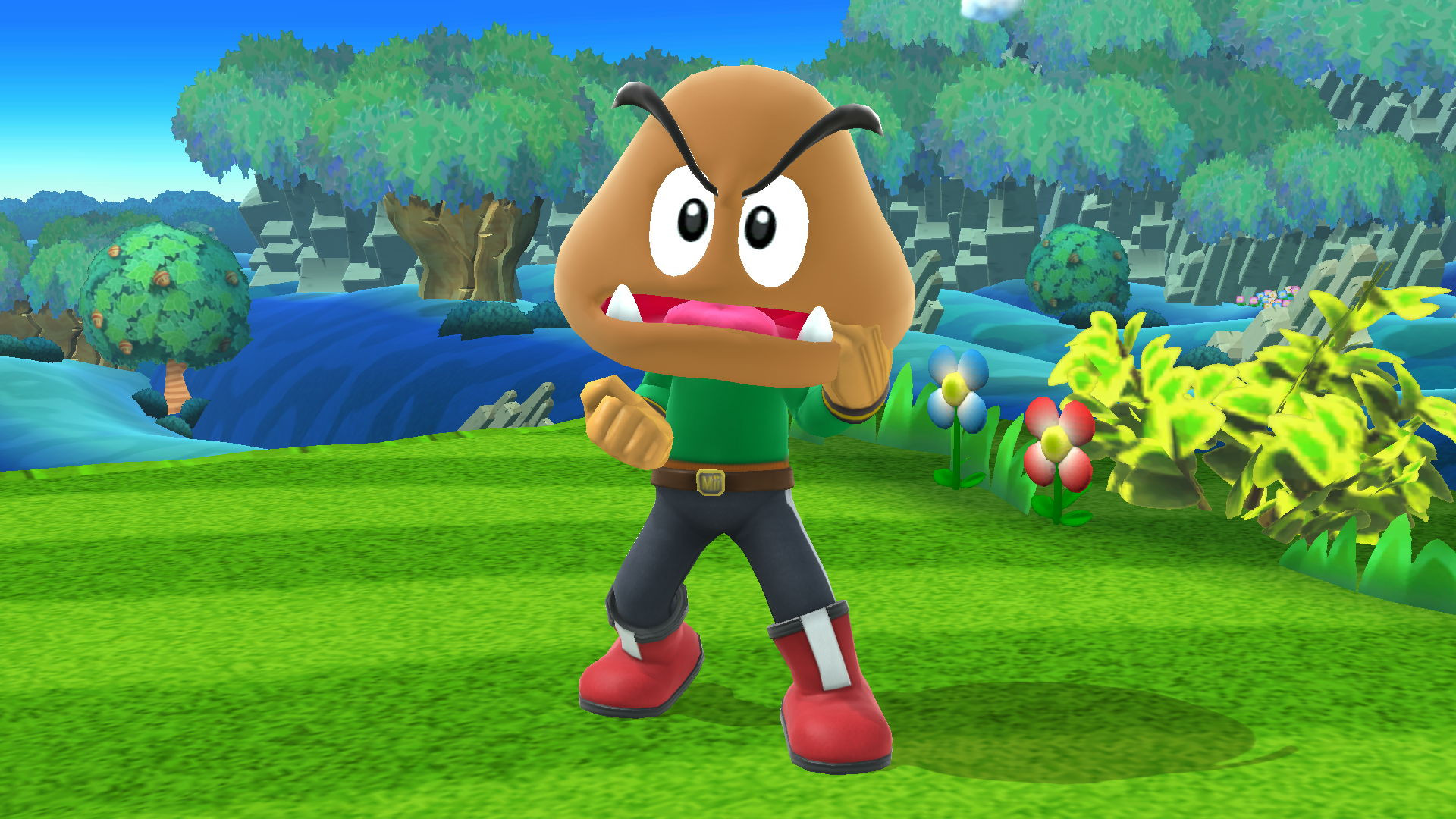 Goomba Hat (SM3DW)(Import) Mod for Super Smash Bros. (Wii U) | SSB4U Mods