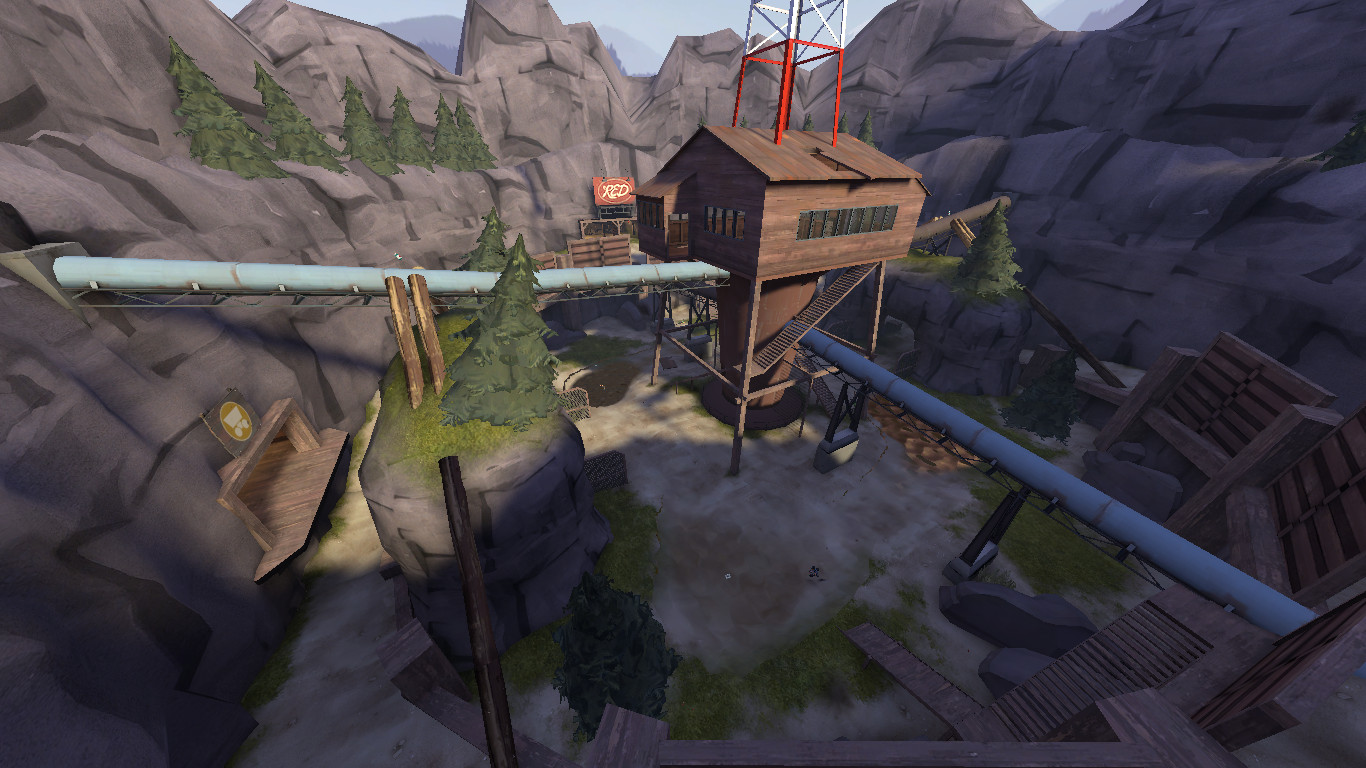 arena_watchtower_4t (4 Team) Mod for Team Fortress 2 Classified ...