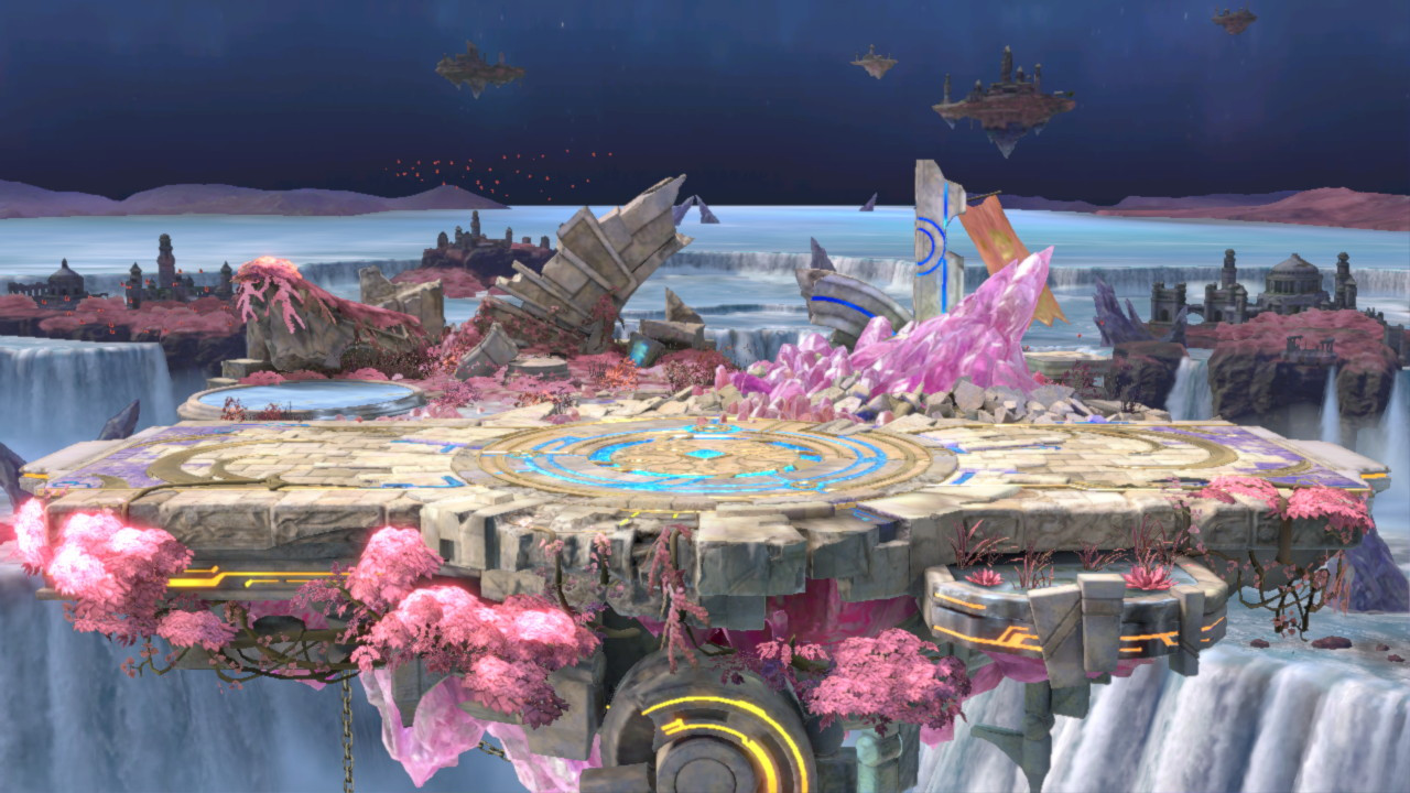 Night Sakura Battle Field Mod for Super Smash Bros. Ultimate | SSBU Mods