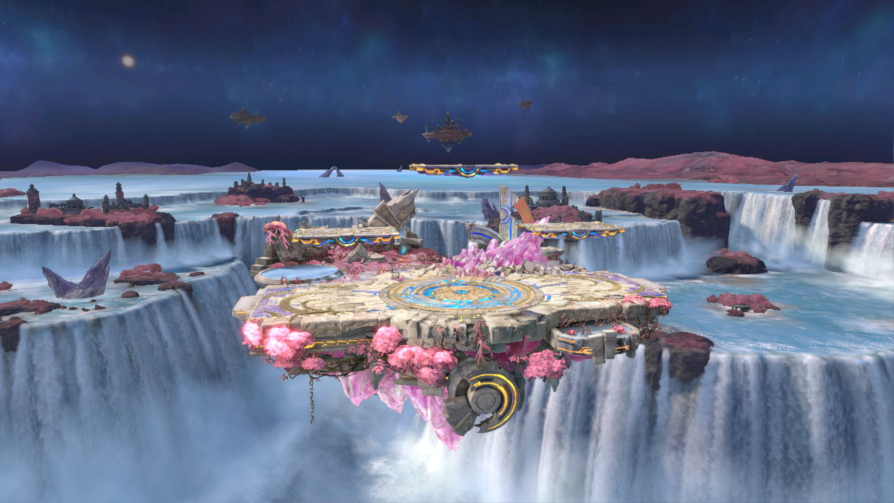 Night Sakura Battle Field Mod for Super Smash Bros. Ultimate | SSBU Mods