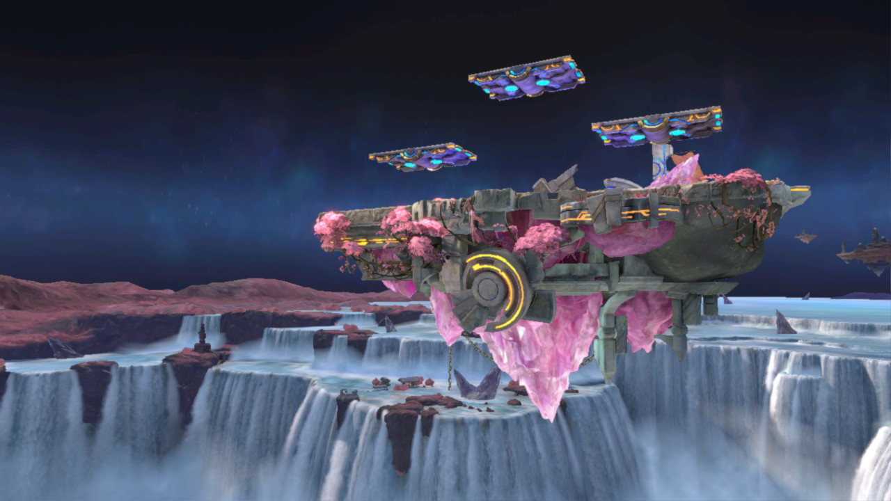 Night Sakura Battle Field Mod for Super Smash Bros. Ultimate | SSBU Mods