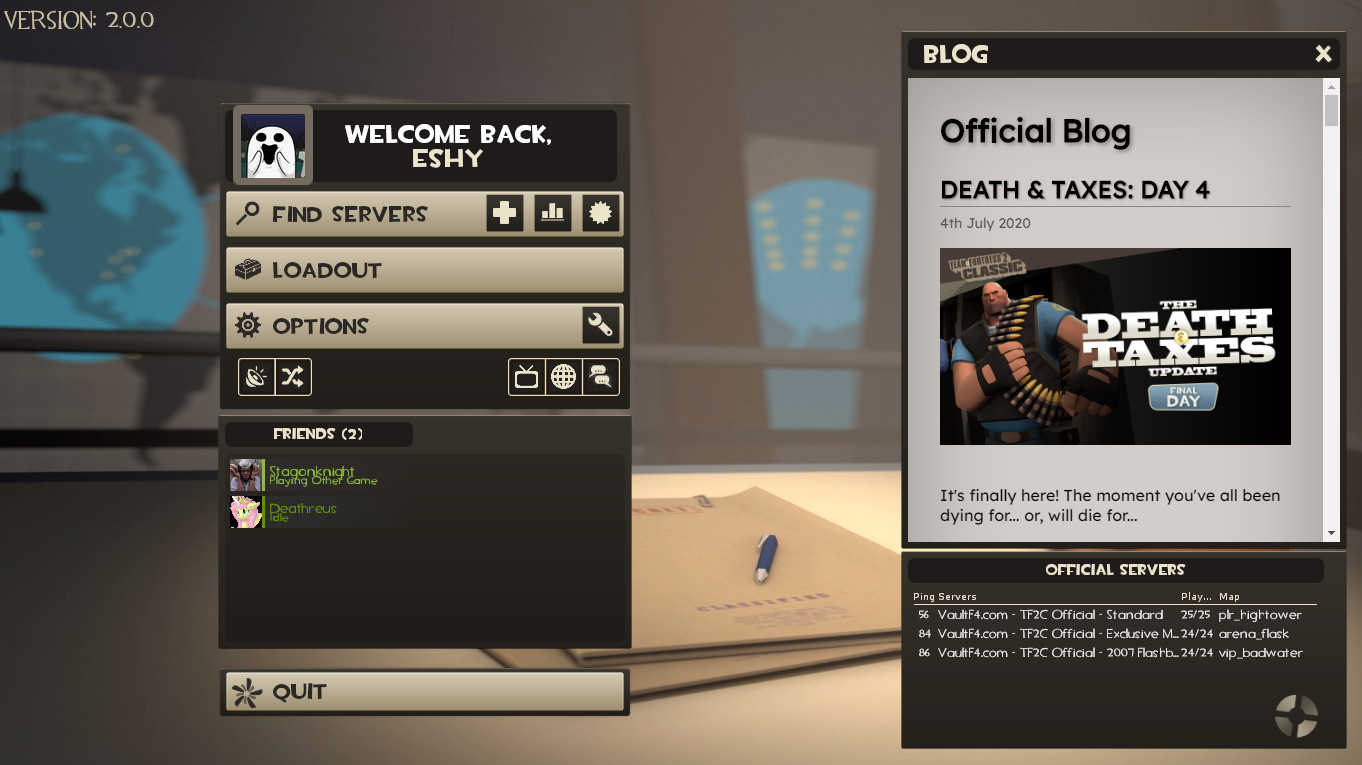 PV Hud for TF2 Classic Mod for Team Fortress 2 Classified | TF2Classic Mods